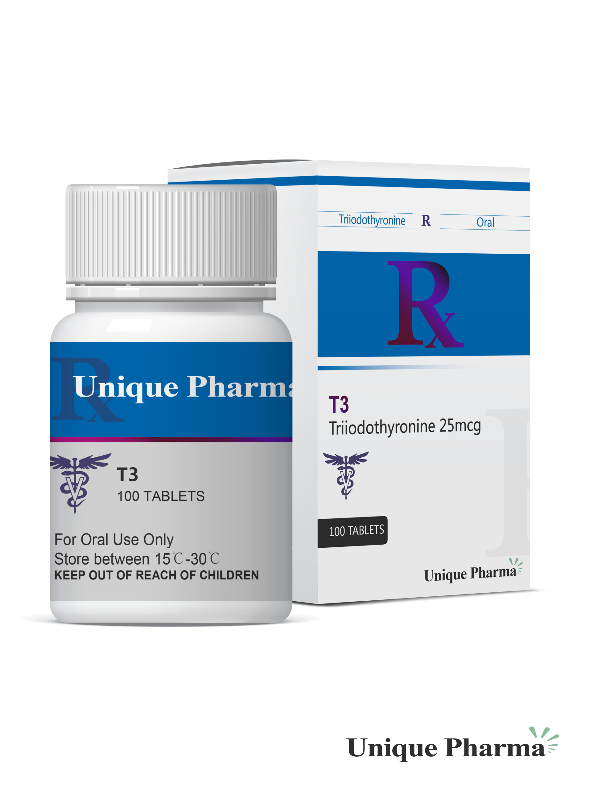 T3 (25mcg) | Unique Pharma | Acheter en France légalement avec ...